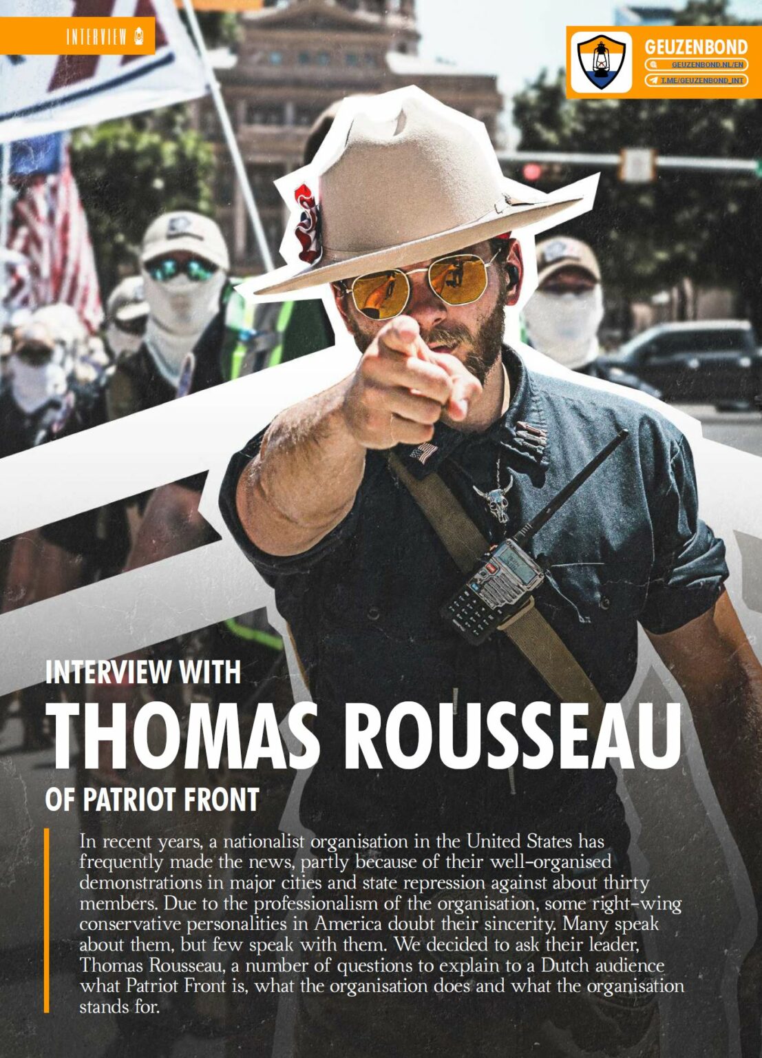Entretien avec Thomas Rousseau du Patriot Front - Voxnr.fr